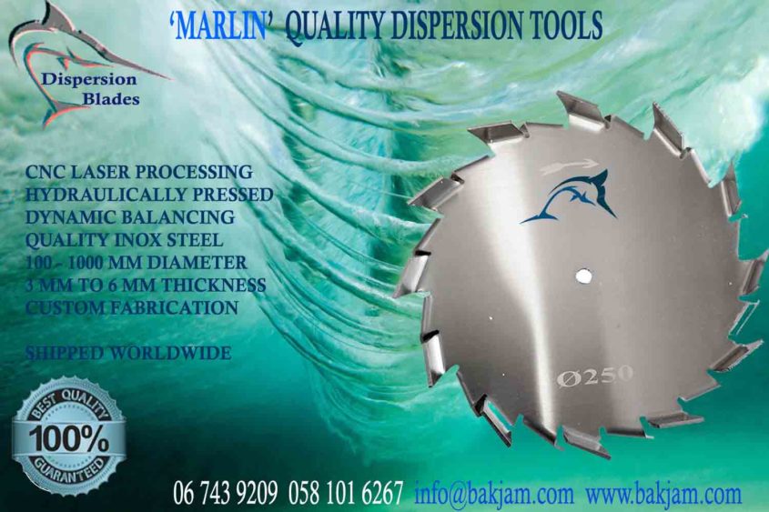 DISPERSION MIXING IMPELLERS BLADES
