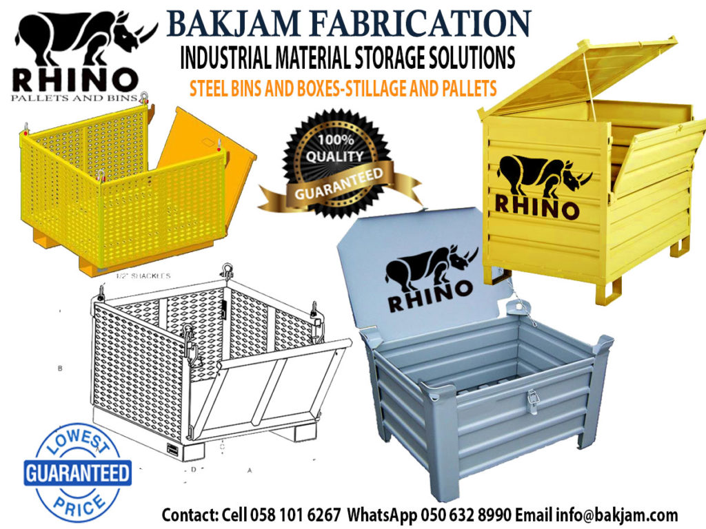 INDUSTRIAL STORAGE BINS MANUFACTURED IN DUBAI, UAE