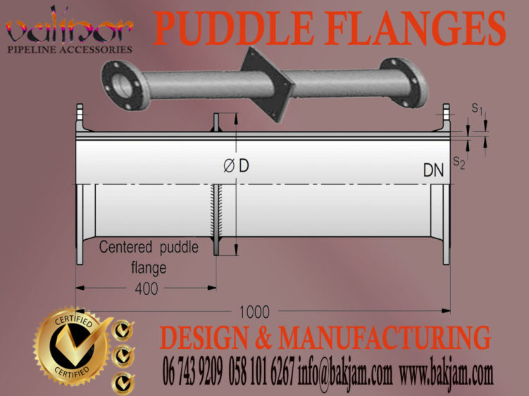 PUDDLE FLANGES-WALL SLEEVES STEEL STAINLESS STEEL