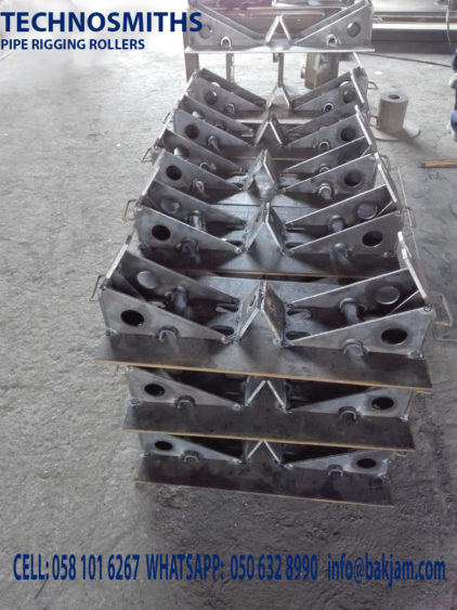 10 TON PIPE RIGGING ROLLERS AND BEAM CLAMP ROLLERS